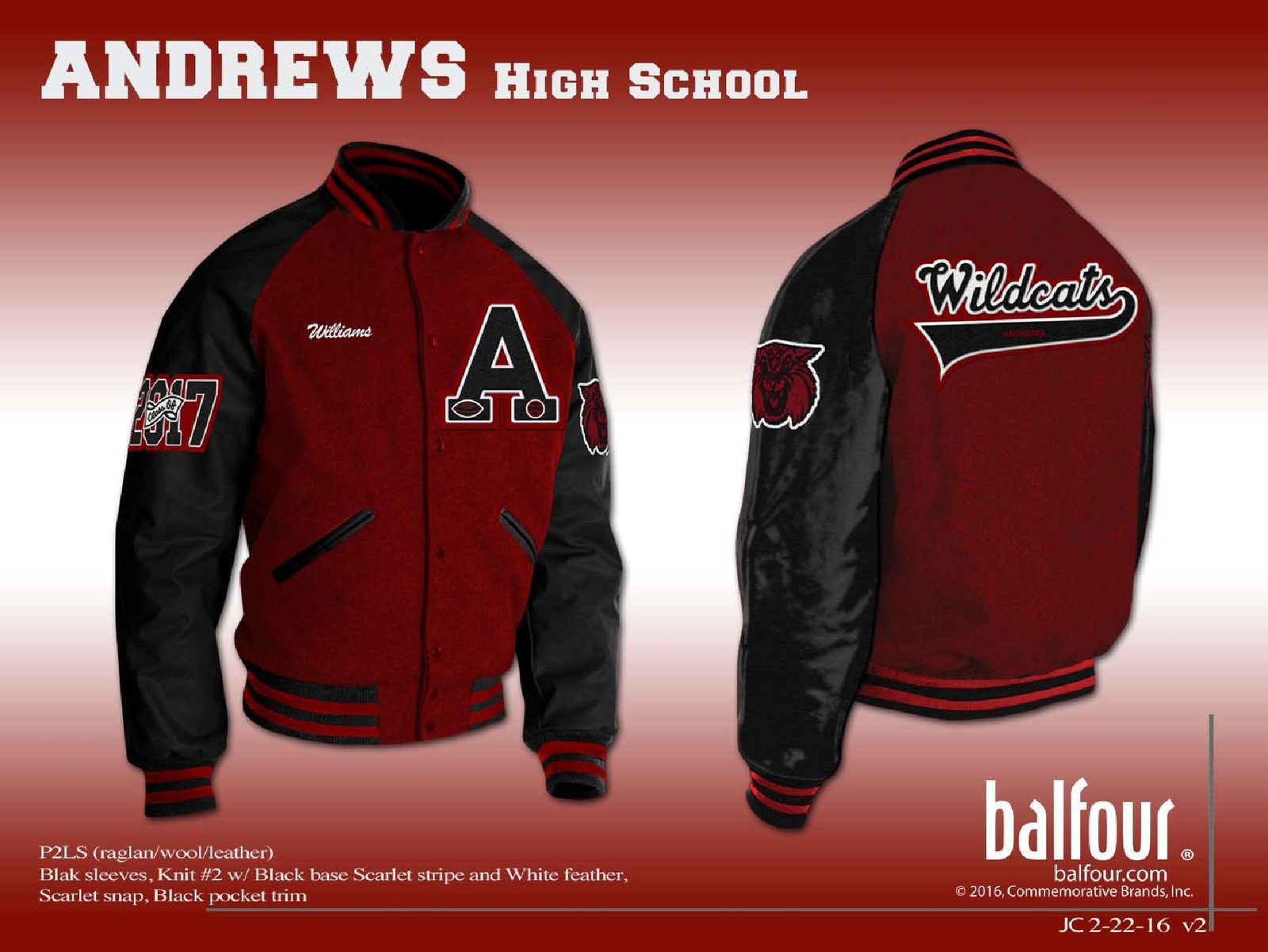 High School Letter Jackets for Athletes, Bands and Club | Balfour Baton ...