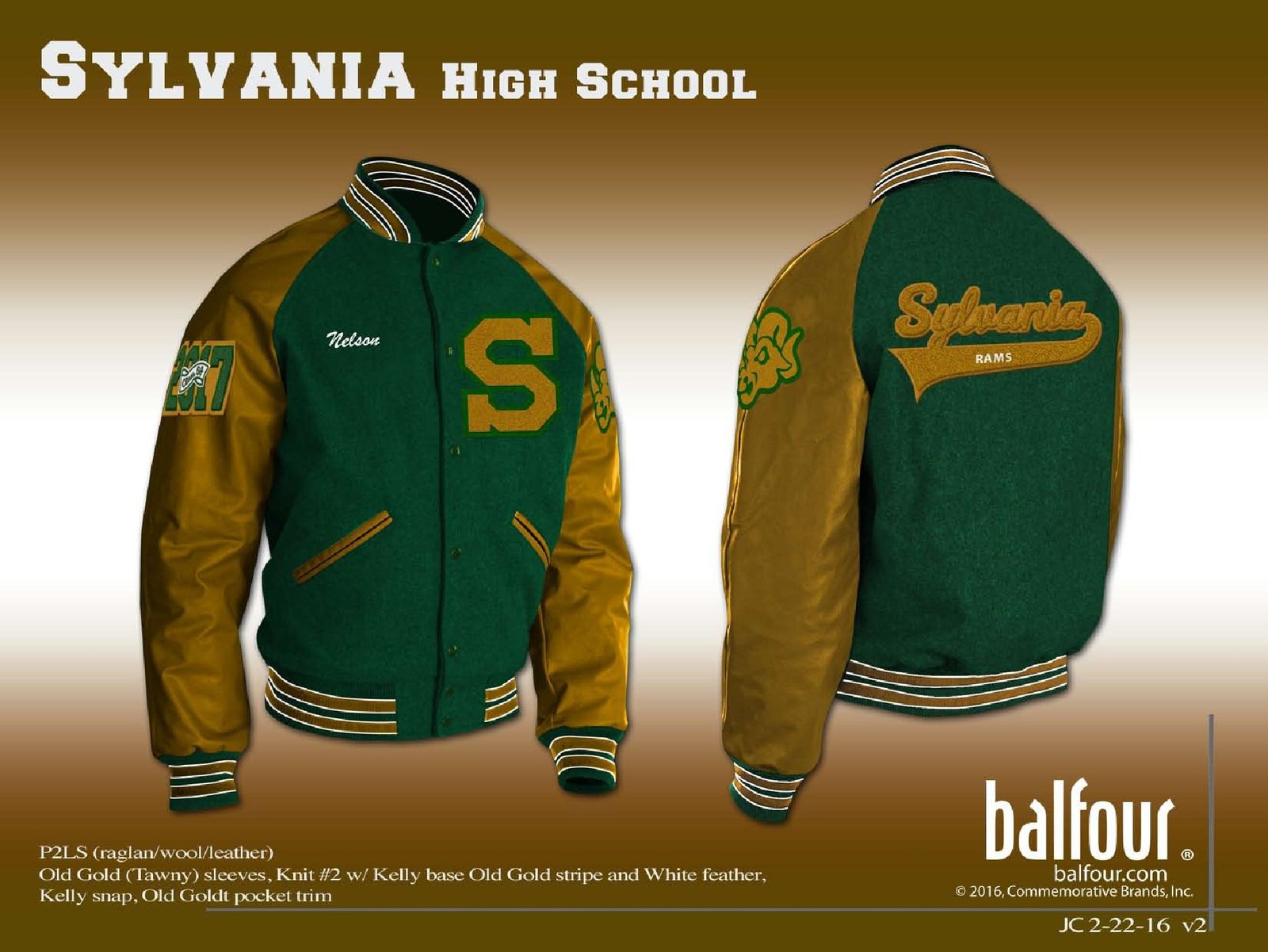 High School Letter Jackets for Athletes, Bands and Club | Balfour Baton ...